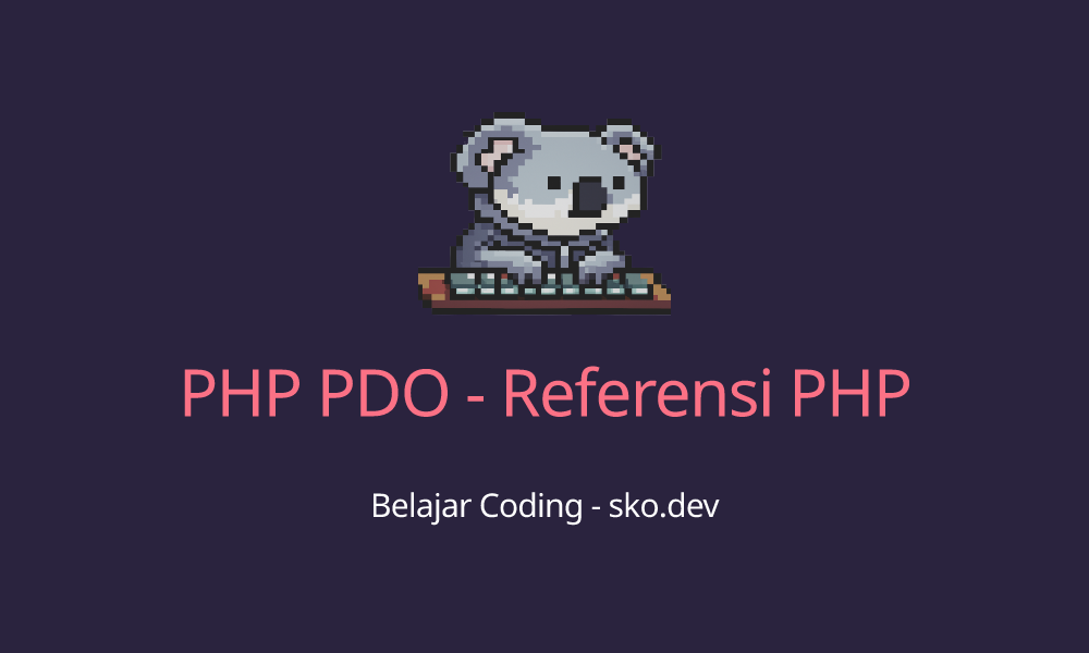 Php Pdo Referensi Php